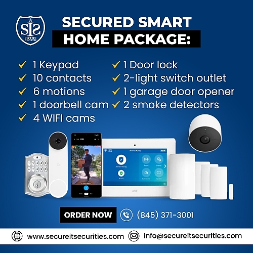 Secured Packages: Comprehensive 27-Piece Smart Home Security System ...